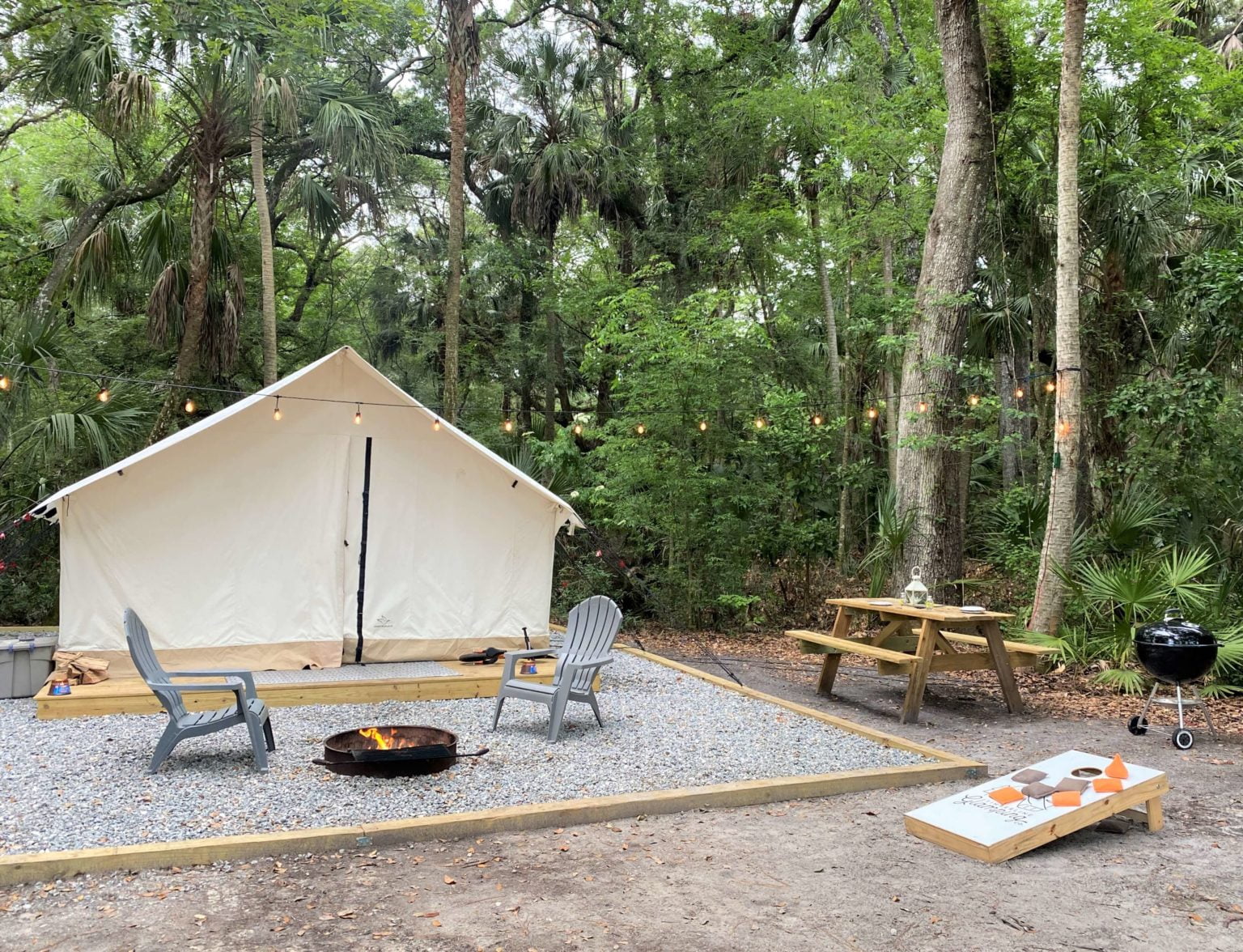 We Went Glamping at Timberline Tampa - Here’s What to Expect